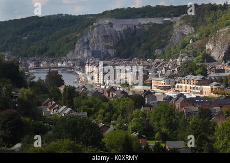 Cityscape of Dinant a Walloon city and municipality located on the ...