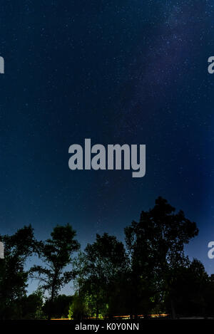 Starry sky over a country road in Sardinia, Italy Stock Photo - Alamy