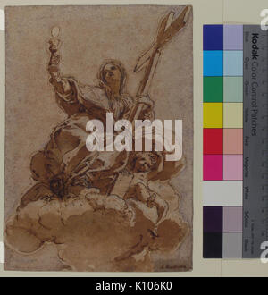 A visual representation of the allegorical virtues of Faith, Hope, and ...