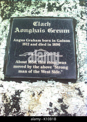 Angus Graham Memorial Plaque Stock Photo - Alamy