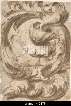 The acanthus scroll is a classical design motif frequently used in ...