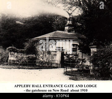 Appleby Hall Gatehouse, a historical structure located at Appleby Hall ...