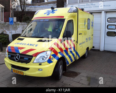 Ambulance Haaglanden unit 15 114, Mercedes at Delft, The Netherlands ...