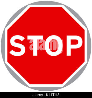 Manually operated temporary stop sign used when the road work are small ...