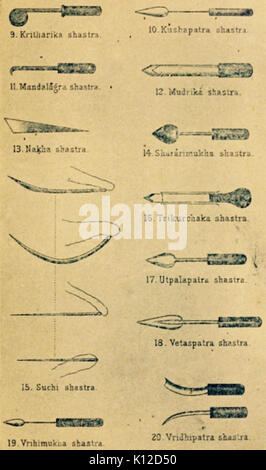 Ancient Hindu text Sushruta samhita yantra, surgical instruments 4 of 4 ...