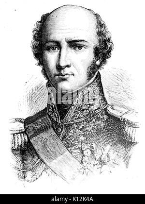 Louis-Nicolas Davout (1770-1823). French military officer and Marshal ...