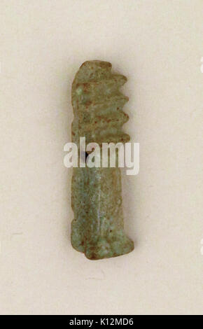 The Djed amulet is an ancient Egyptian stone artifact symbolizing ...
