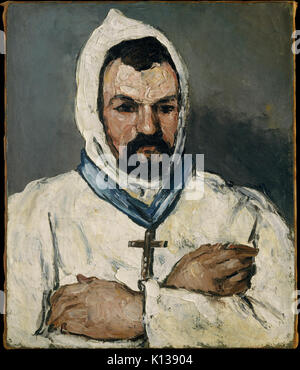 Dominique Aubert, the Artist's Uncle as a Monk (1866) by Cezanne in the ...