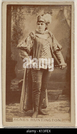 Agnes Huntington, from the Actors and Actresses series (N145-8) issued ...