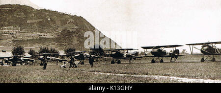The Albatros D . III a biplane fighter aircraft used by the Imperial ...