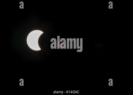 Solar eclipse from Virginia Beach, VA - 08/21/2017 Stock Photo - Alamy