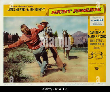 NIGHT PASSAGE 1957 Universal Pictures film with Diane Foster and James ...
