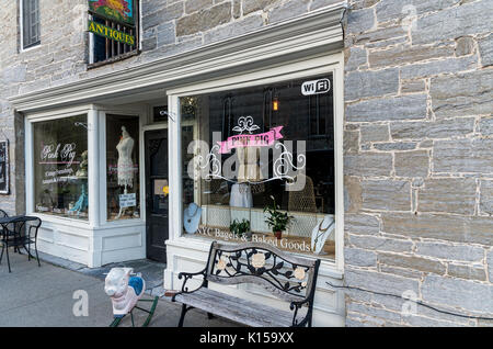 Antique store storefront, Main Street, Florence, Colorado Stock Photo ...