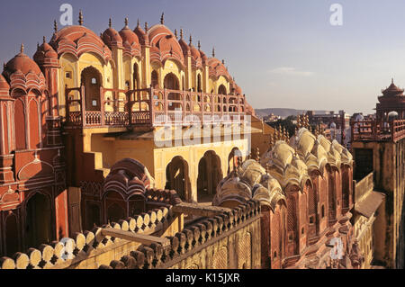 Back side of Hawa Mahal palace of wind, Rajasthan, Jaipur, India Stock ...