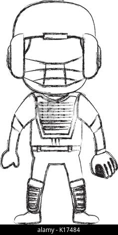 baseball player catcher avatar character Stock Vector Image & Art - Alamy