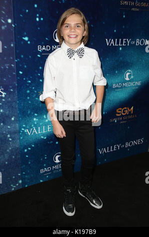 24 August 2017 - Hollywood, California - Mason Mahay. "Valley of Bones ...