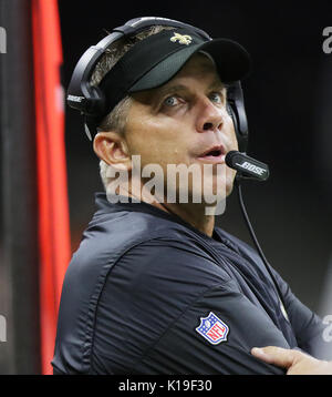 New Orleans, USA. August 13, 2023: Saints running back Ellis ...