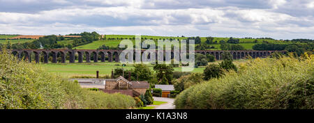 Harringworth Viaduct, Rutland. Also known as Welland Viaduct and Seaton ...