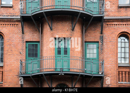 1920s warehouse district of Speicherstadt, Hamburg, Germany Stock Photo ...