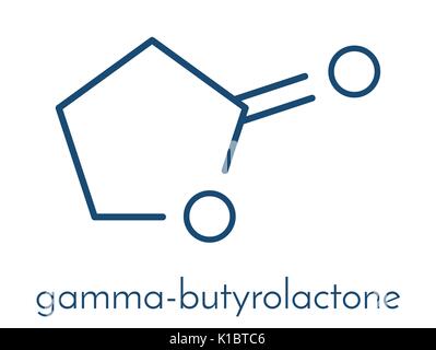 Gamma-butyrolactone (GBL) solvent molecule. Used as prodrug form of GHB ...