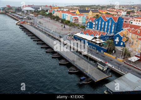 Queen Emma Bridge is a floating pontoon pedestrian bridge joining the ...