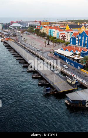 Queen Emma Bridge is a floating pontoon pedestrian bridge joining the ...
