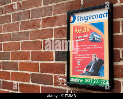 Stagecoach Group plc poster advertising bus and coach services, company ...
