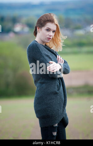 Model on Location shoot Stock Photo - Alamy