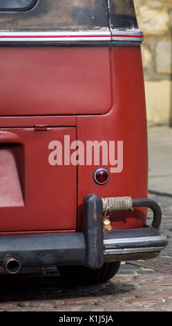 REAR VIEW OF 3 VOLKSWAGEN VW CAMPER VANS Stock Photo - Alamy