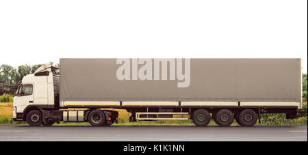 big rig linehaul truck Stock Photo - Alamy