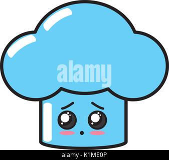 cartoon fun hat for chef kawaii Stock Vector Image & Art - Alamy