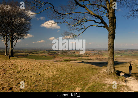The view from Roundway Hill and the iron age hillfort of Oliver's ...