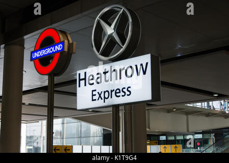 Heathrow Terminal 2 (The Queen's Terminal) Underground Station Stock ...