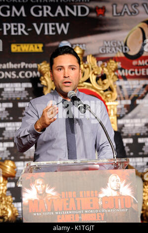 Oscar De La Hoya attends The World Premiere of "McFarland, USA" held at ...