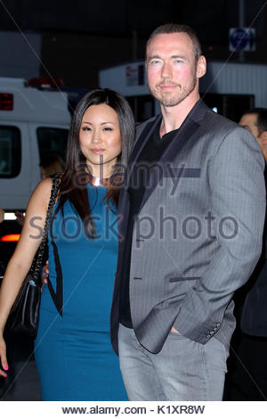Sandra Cho and Kevin Durand Canadian premiere of 'Real Steel' at the ...