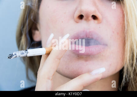 Before And After Smoking Cigarettes Face