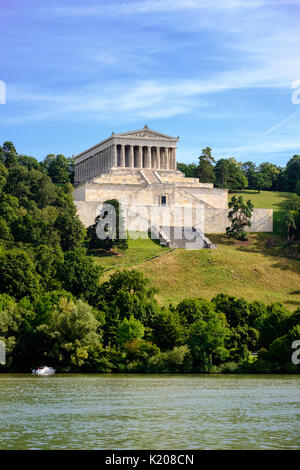 Walhalla and River Danube, Bavaria, Germany Stock Photo - Alamy