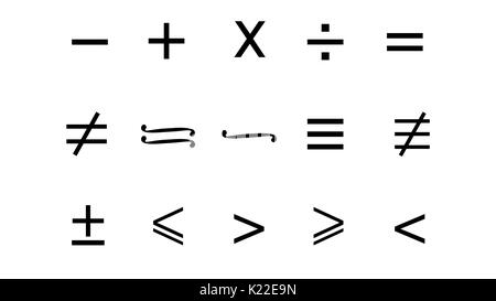 Those are some symbols used in mathematics Stock Photo - Alamy
