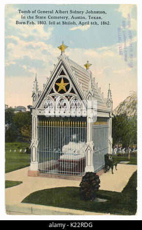 The tomb of General Albert Sidney Johnston, located in the Texas State Cemetery, is a historic ...