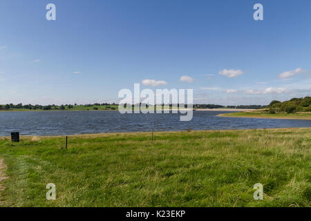 Blithfield Reservoir, Staffordshire, UK. 28th Aug, 2017. Overview of a ...