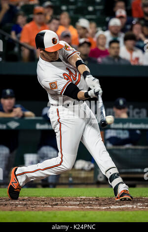 BALTIMORE, MD - AUGUST 14: Baltimore Orioles pitcher Keegan Akin (45 ...