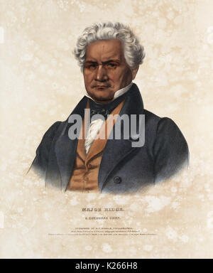 Major Ridge. A Cherokee Chief Stock Photo - Alamy