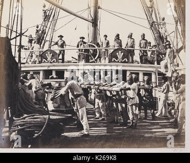 The Quarter Deck of a Country Ship Stock Photo - Alamy