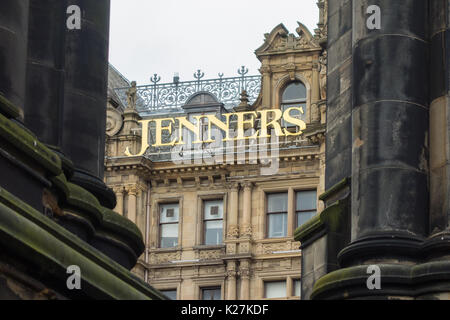 Jenners department store sign, Edinburgh, Scotland Stock Photo - Alamy