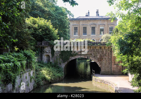 Cleveland House and Sydney Gardens Tunnel, Kennet and Avon Canal, Bath ...