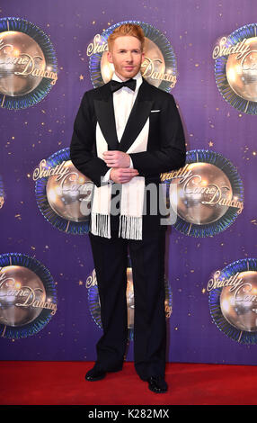 Neil Jones at the launch of Strictly Come Dancing 2017 at Broadcasting ...