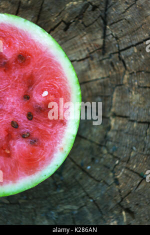close up view of half of watermelon and watermelons Stock Photo - Alamy