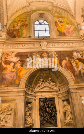 Chigi Chapel, Church of Santa Maria del Popolo, Rome, Italy Stock Photo ...