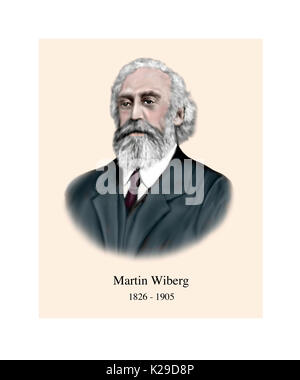 Martin Wiberg, 1826 - 1905, Swedish Computer Pioneer, Inventor Stock ...