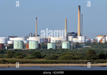 The Esso oil refinery at fawley new forest Hampshire crude oil Stock ...